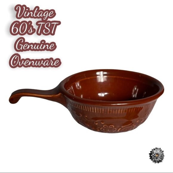 Vintage | Dining | Vintage Tst Bowl W Handle Genuine Ovenware Usa Made ...